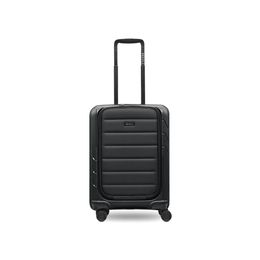 Redolz Essentials 17 4-Rollen Kabinentrolley 55 cm Soft-Pocket Laptopfach in black | Gr.: onesize