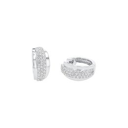 Amor Creolen Silber 925, rhodiniert in Silber | Gr.: onesize