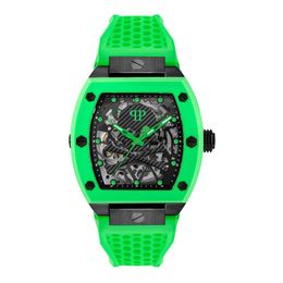 Philipp Plein Automatikuhr PWBAA2324 in grün schwarz | Gr.: onesize