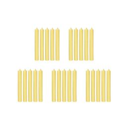 Butlers Stabkerze RAINBOW 25er-Set in Gelb | Gr.: onesize