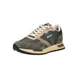 Blauer USA Sneaker in Gr&uuml;n/Beige | Gr.: 45