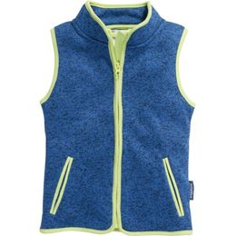 Playshoes Weste "Strickfleece-Weste" in Blau | Gr.: 92