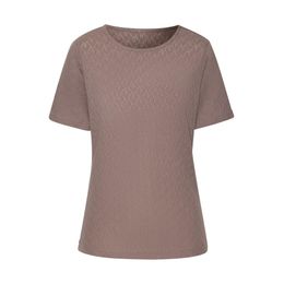 Vivance Kurzarmshirt in taupe | Gr.: 32/34