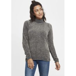 oxmo Strickpullover OXEstella in Grau | Gr.: M
