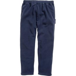 Playshoes Kinder Stoffhose "Fleece-Hose" in Blau | Gr.: 80