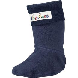 Playshoes Stiefel-Socken in Dunkelblau | Gr.: 26/27