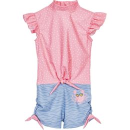 Playshoes Badeanzug "Krebs" in Rosa/ Hellblau | Gr.: 86/92