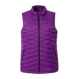 Ulla Popken Weste in dunkles violett | Gr.: 42-44