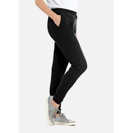 GOLDNER Bequeme Baumwoll-Hose, Dehnbund in schwarz | Gr.: 52