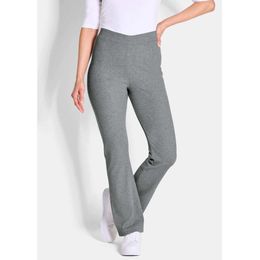 GOLDNER Bequeme Stoffhosen im Doppelpack in grau / schwarz | Gr.: 54