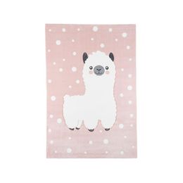 Pergamon Kinder Teppich Maui Kids Alpaka in Rosa | Gr.: 200 x 290 cm