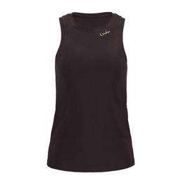 WINSHAPE Functional Light and Soft Tanktop AET134LS in espresso | Gr.: XXL