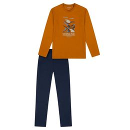 Schiesser Pyjama Nightwear in whisky | Gr.: 176