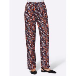 Sieh an! Schlupfhose in marine-papaya-bedruckt | Gr.: 27