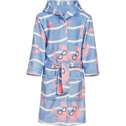 Playshoes Bademantel "Fleece-Bademantel Krebs" in Blau | Gr.: 98/104