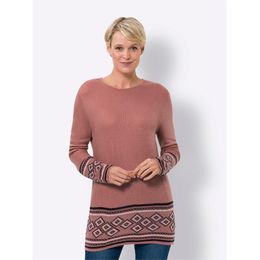 Sieh an! Longpullover in rosenholz-marine | Gr.: 40