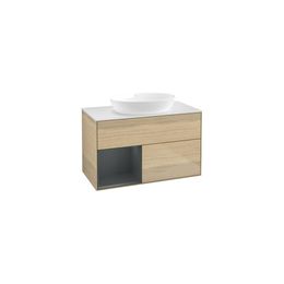 Villeroy & Boch V&B Waschtischunterschrank Wandbeleuchtung Finion 100, Pl wh. m, Reg md m Lac, Oa ven ; Villeroy & Boch (GA11HGPC)