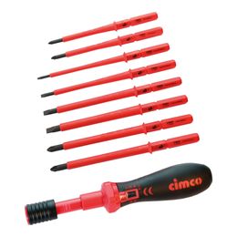 CIMCO Drehm.Schraubendreher-Set VDE, 9-tlg. 114806)