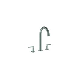 Grohe Waschtisch-3-Loch-Armatur Atrio 1/2", L, mit Hebelgriffen, supersteel (20649DC0)