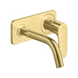 Hansgrohe Fertigset Axor Citterio M UP-Waschtisch-Einhebelmischer, Ausl. 167mm, m Pl., brush. br (34112950)