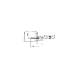 KEUCO Befestigungs-Set Nr.9 Plan Care dir Bef o. D&uuml;b., 2x 6-kant-Schraube (34995000200)