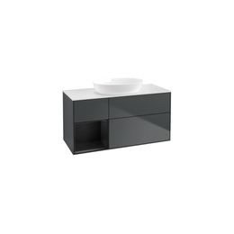Villeroy & Boch V&B Waschtischunterschrank Wandbeleuchtung Finion 120cm, Pl w m, Rg b m Lac, md bl. m Lac ; Villeroy & Boch (GA61PDHG)