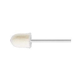 Pferd mittelharte Filzpolierstifte Walzenrundform FK WRC Ø 10x14 mm Schaft-Ø 2,35 mm (44100234)