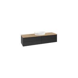Villeroy & Boch V&B Waschtischunterschrank ohne Frontstruktur Antao 160x50cm, WBP-farbe hon. Oa, bla m Lac ; Villeroy & Boch (K25011PD)