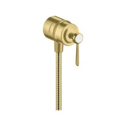 Hansgrohe Absperrventil Axor Montreux Stop m R&uuml;ckflussverh., Hebel, brushed brass (16883950)