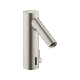Hansgrohe Elektronischer Waschtischmischer Axor Starck m Temp.-Reg., Batt, Stainl. st. opt (10101800)