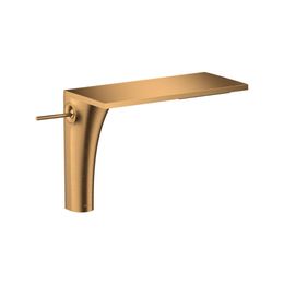 Hansgrohe Waschtisch-Einhebelmischer 220 Axor Massaud A 200mm, unver Abl.garn, brush. gol opt (18020250)