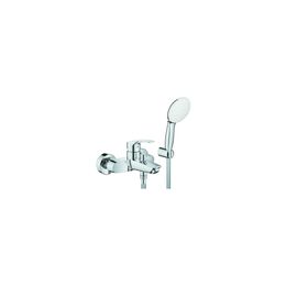 Grohe Wannen-Einhebelmischer Eurosmart 1/2", m Brausegarnitur, Wandmontage, chrom (25276003)