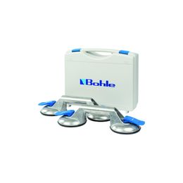 Saugheber-Set Trgf.60kg Kopf-D.120mm 3 Köpfe Alu.2 St./Set VERIBOR ; Bohle (BO S2.421)