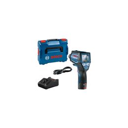Bosch Professional GIS 1000 C Thermodetektor mit 1 x 1,5 Ah Li-Ion Akku L-BOXX | für Messungen von Temperatur, Feuchtigkeit oder Strom | mit Farbdisplay und Bluetooth-Funktion | 601083301 (0601083301)