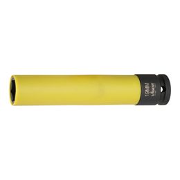 Vigor Schlagschrauber Steckschl&uuml;ssel-Einsatz SW 19, 150 mm V5931 ∙ Vierkant hohl 12,5 mm (1/2 Zoll) ∙ Au&szlig;en-Sechskant Profil ∙ 19 ∙ Gesamtl&auml;nge: 150 m)