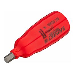 Hazet Schraubendreher-Steckschl&uuml;sseleinsatz 8801K-5KV Vierkant hohl 10 mm (3/8 Zoll) Innen-Sechskant Profil 5 mm)