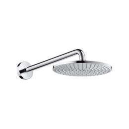 Hansgrohe Tellerkopfbrause Raindance Air 240mm mit Brausearm satinox (27474810)