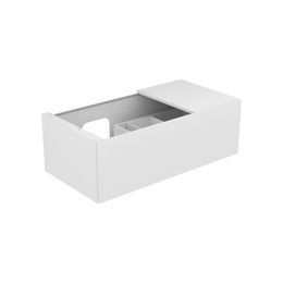 KEUCO Waschtischunterschrank Edition 11 105x35x53,5cm, m LED, Strukturl. we (31153380100)