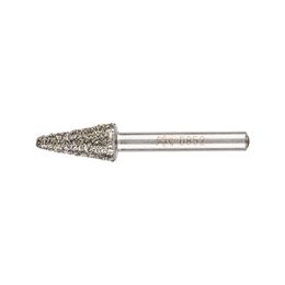 Pferd Diamant-Schleifstift Kegel 12x25x6 mm D852 zum Schleifen von Grau-und Sphäroguss (36476071)