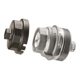Facom Aufsetz-Ölfilterschlüssel Toyota, 4-, 6-, 8-Zylinder Diesel Antriebe Innenvierkant 12,7 mm (1/2"), Außensechskant 28 mm (DEP.T2)