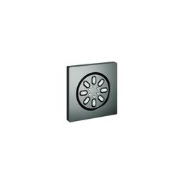 Grohe Seitenbrause Rainshower Aqua Cube 7,5x7,5cm, 2 Stahlarten, hard graphite (26802A00)