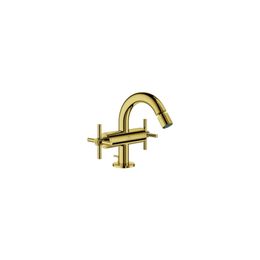 Grohe Bidet-Zweigriff-Armatur Atrio 1/2", mit Kreuzgriffen, cool sunrise (24353GL0)