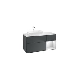 Villeroy & Boch V&B Waschtischunterschrank Finion 120cm, Pl w m, Rg w m Lac, md bl. m Lac ; Villeroy & Boch (F811MTHG)