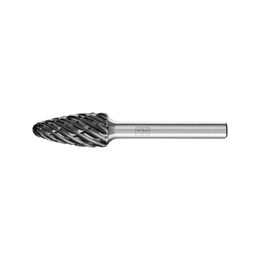Pferd Hartmetall Hochleistungsfrässtift STEEL Rundbogen RBF Ø 12x25 mm Schaft-Ø 6 mm HICOAT für Stahl (21117890)