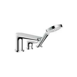 Hansgrohe Fertigmontageset Talis E 3-Loch-Wannenrandarmatur, chrom (71730000)