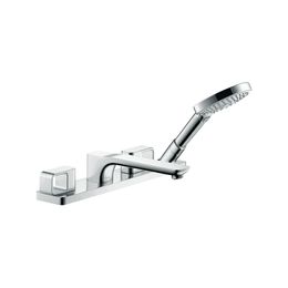 Hansgrohe Fertigmontageset Axor Urquiola 4-L-Fliese-Ar, Ausl. 198mm, brush. br (11445950)