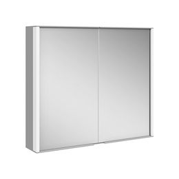 KEUCO Spiegelschrank Royal Match si-elox, 800x700x160mm, 2x Drehtüren (12802171301)