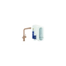 Grohe Spültisch-Einhebelmischer Blue Home warm suns geb., L-Auslauf-Starter Kit (31454DL1)