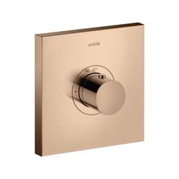 Hansgrohe Fertigset ShowerSelect HF UP-Thermostat, eckig, polished red gold (36718300)