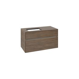 Villeroy & Boch V&B Waschtischunterschrank Collaro 100x54,8x50cm, WT l, LED 7,3 W, Ariz. Oa ; Villeroy & Boch (C110B0VH)